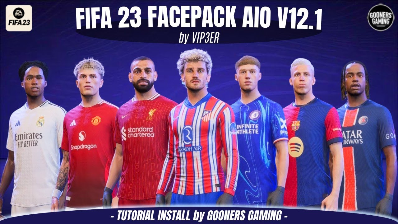FIFA 23 FACE MOD AIO V12.1 by VIP3ER + TUTORIAL INSTALL - FIFA 23 PC # ...