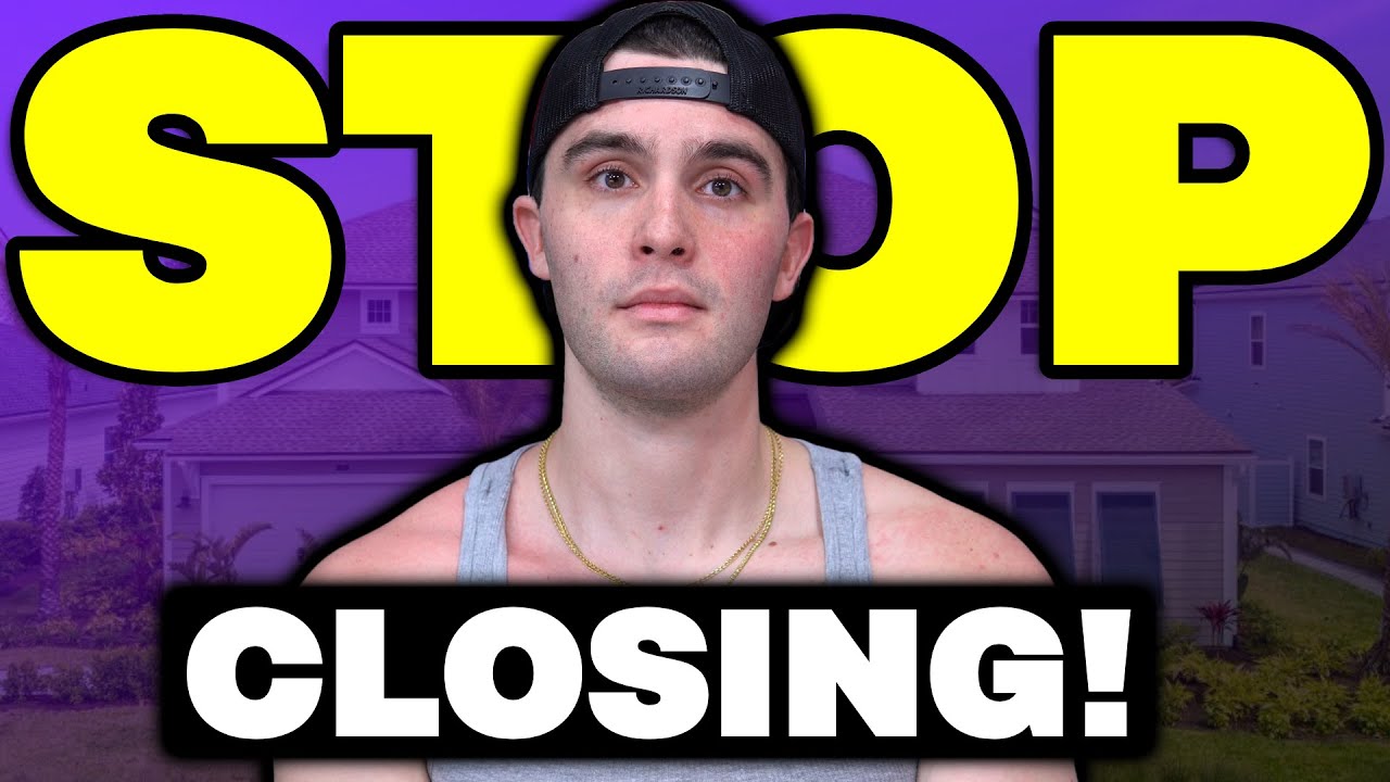 🔴 STOP CLOSING SELLERS | WHOLESALING REAL ESTATE - YouTube