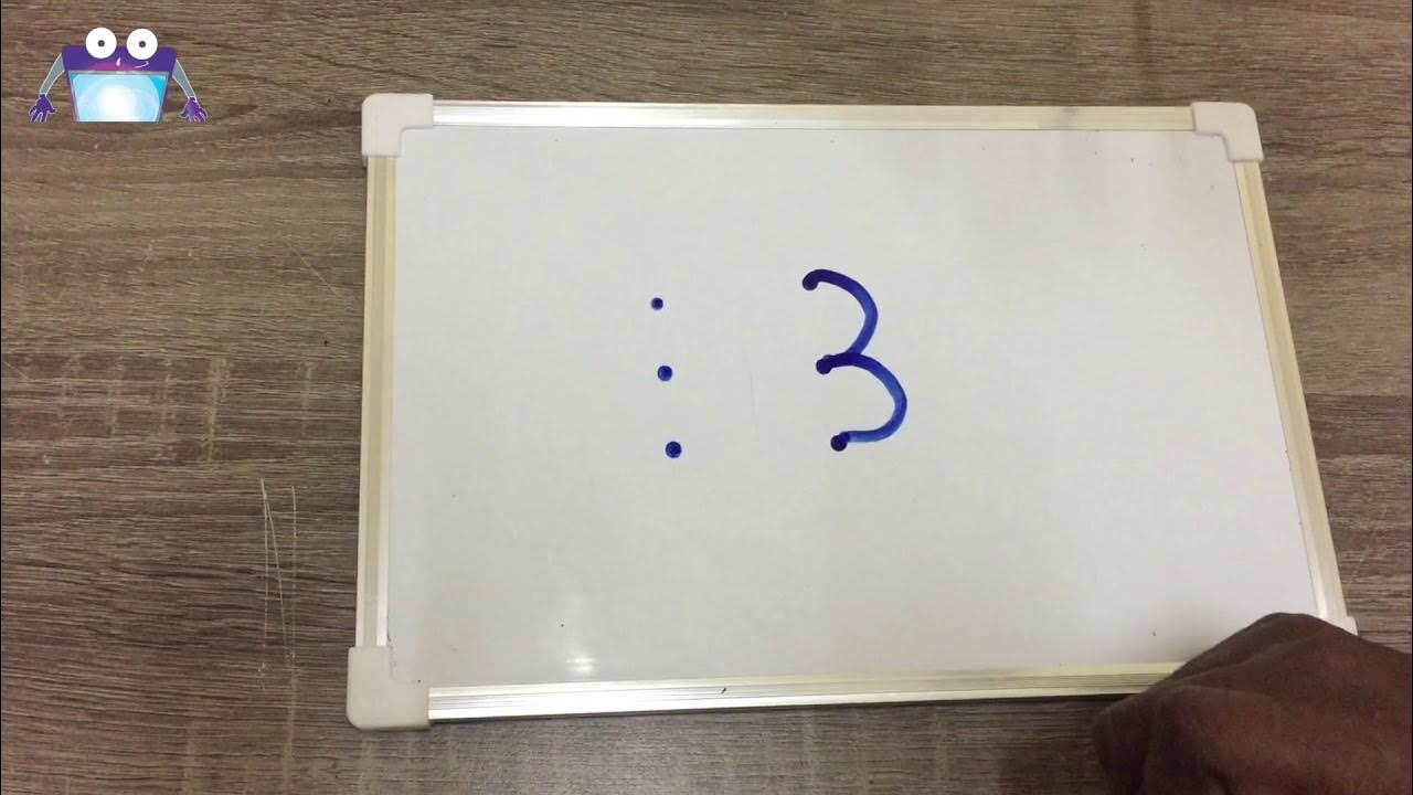 Easy way to write NUMBER 3 - YouTube