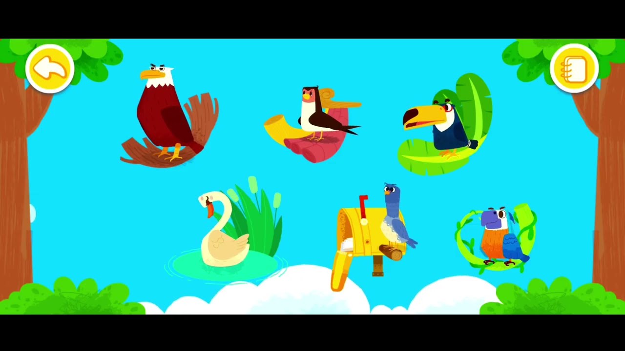 CERITA TENTANG BURUNG ELANG & WALET | DUNIA BAYI PANDA | GAME KARTUN ...