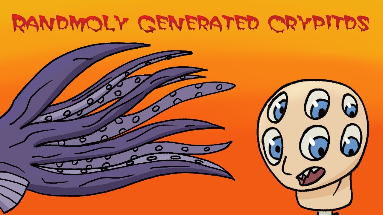 Artist Creates Random Cryptids - YouTube