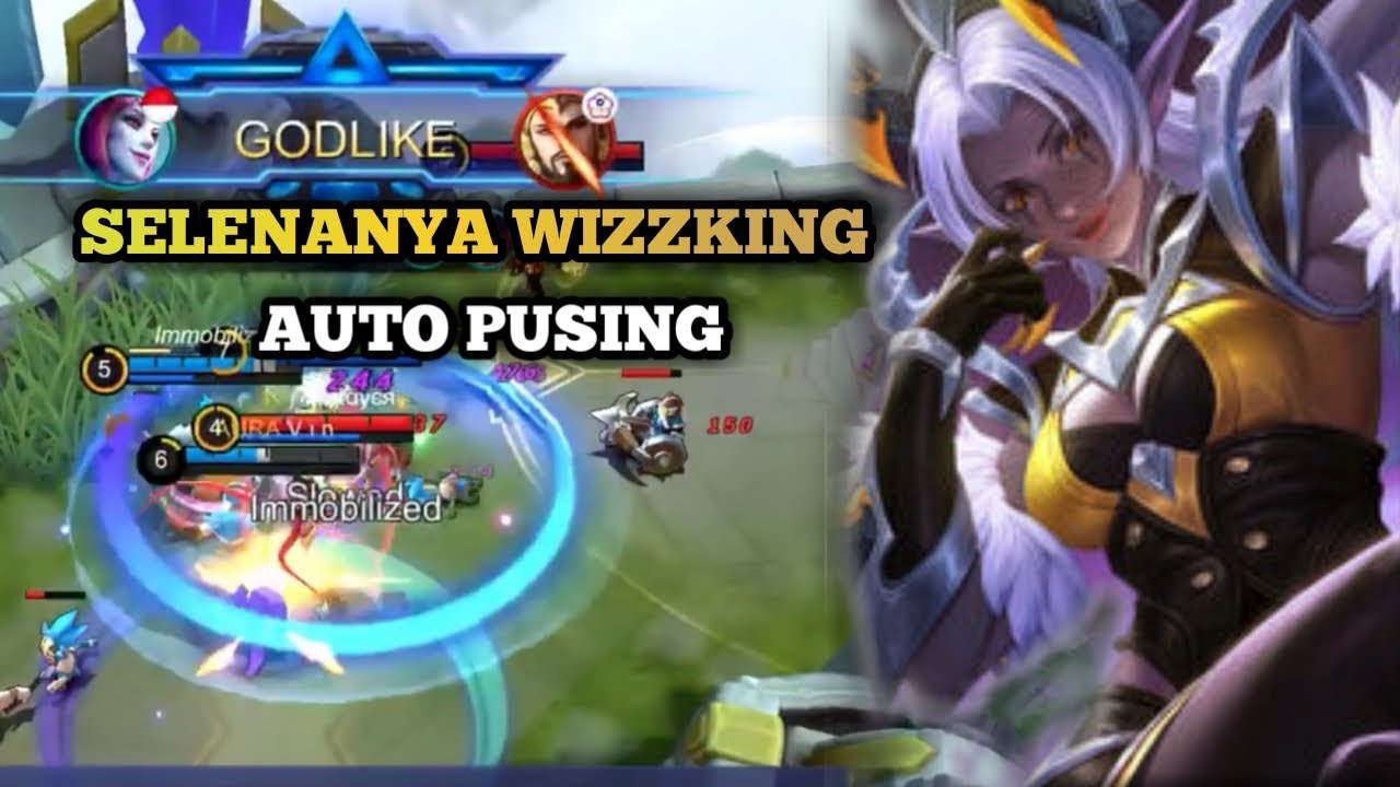 WIZZKING pake selena ? Musuh auto pusing😂 | Mobile Legend - YouTube
