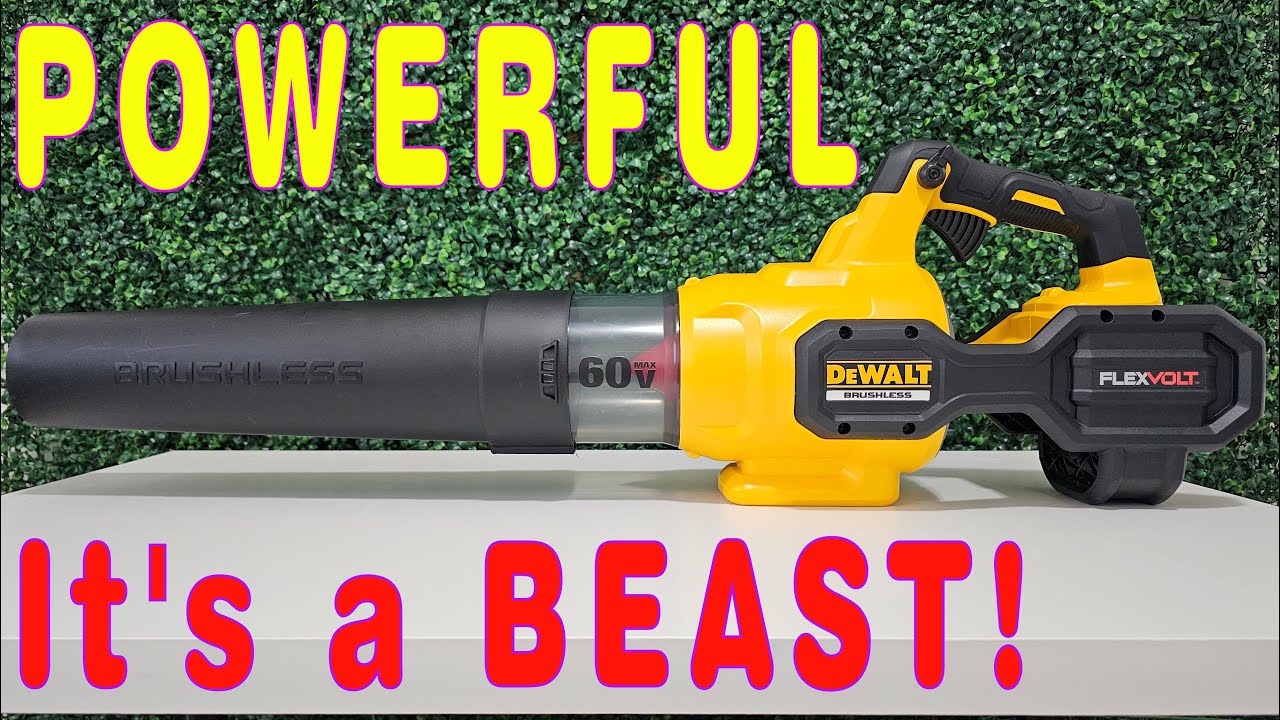 DEWALT Blower 60V MAX FLEXVOLT Quick Review - YouTube