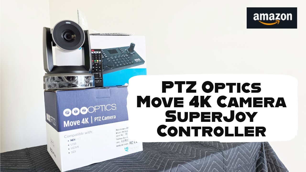 PTZ Optics Move 4K Camera w/ SuperJoy Controller - YouTube