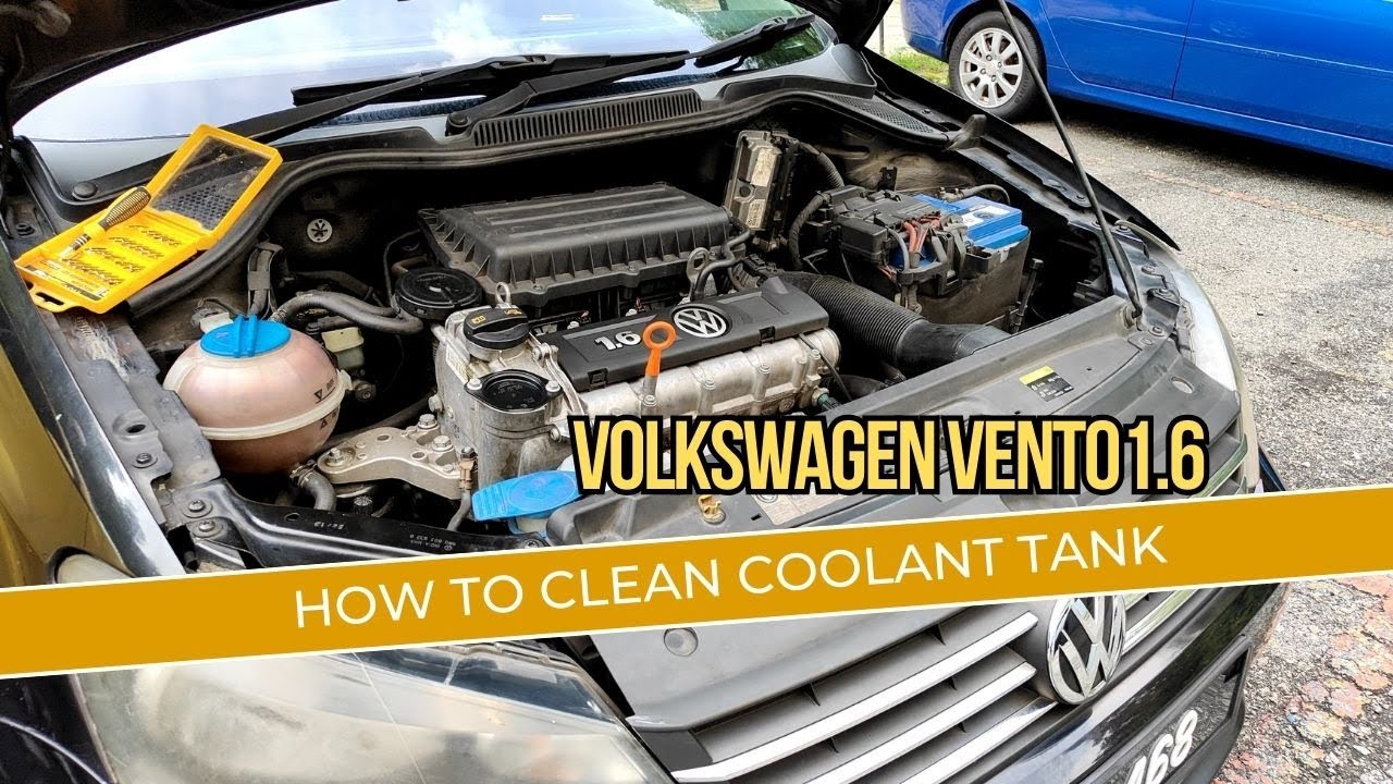 Volkswagen Vento 1.6 l How To Clean Coolant Tank - YouTube
