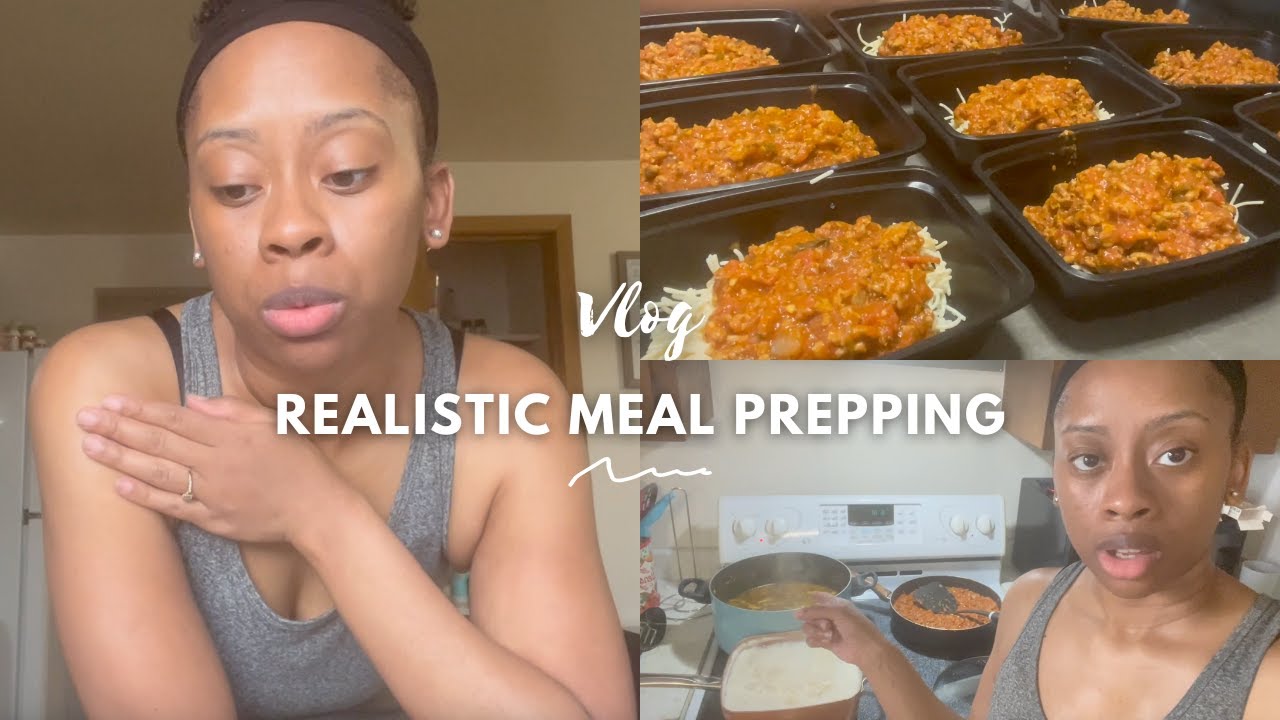 Realistic meal prepping~ The ugly side of it~mealing prepping on a ...