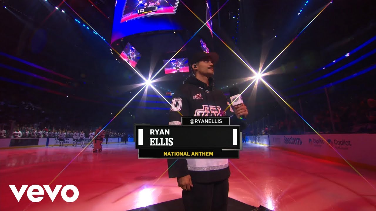 Ryan Ellis - Ryan Ellis Sings the National Anthem before LA Kings ...