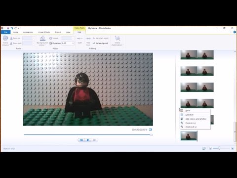 How to Animate Using Windows Movie Maker In Windows 10 - YouTube