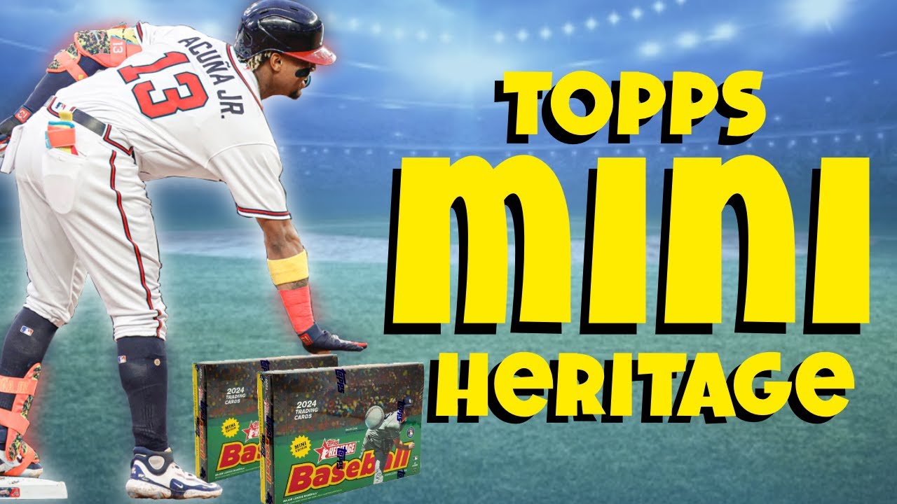 TOPPS HERITAGE MINI IS A GREAT PRODUCT??? - 2024 Topps Heritage Mini ...
