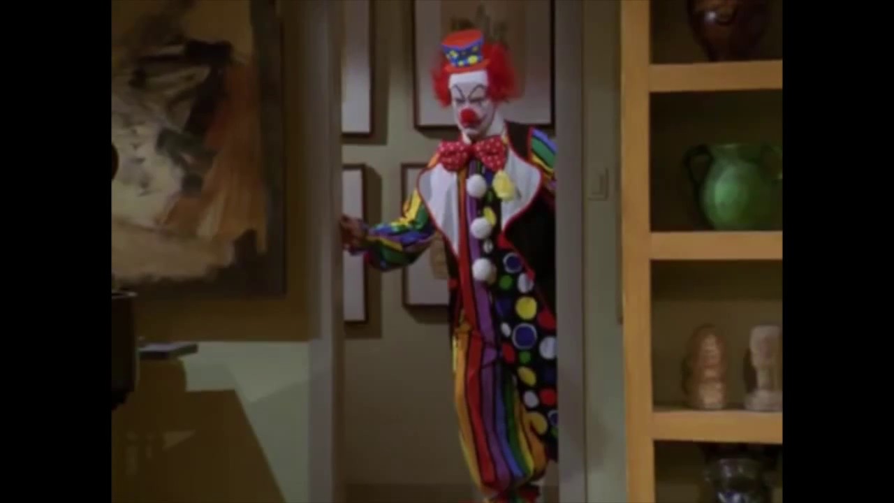 Horrific Frasier Clown Scares His Dad to Death - YouTube
