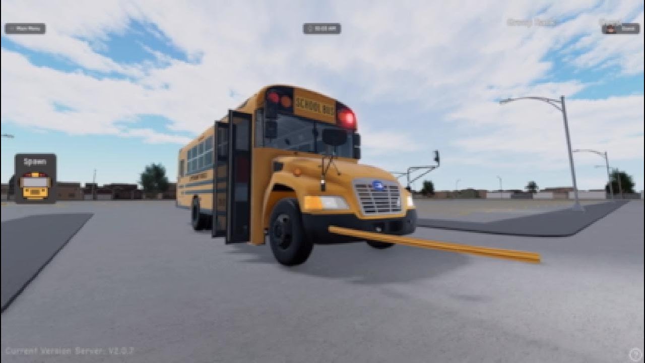 Bluebird Handicap school bus - YouTube