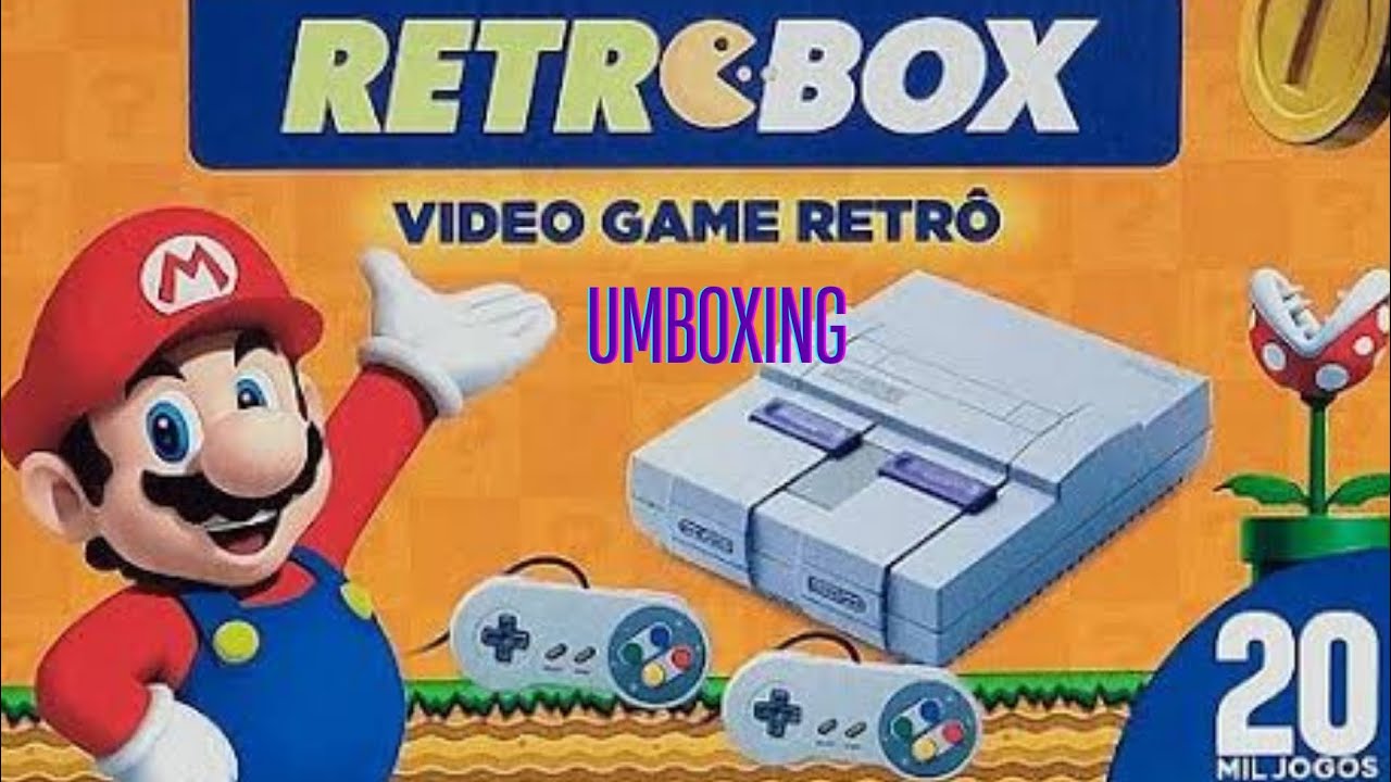 RETRO BOX - UMBOXING VIDEO GAME RETRO COM 20 MIL JOGOS - YouTube