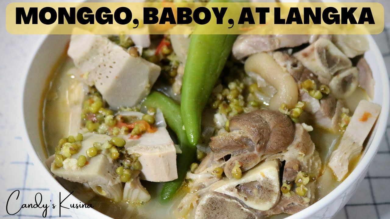 How to cook MBL (Monggo, Baboy, Langka) l Filipino Recipe - YouTube