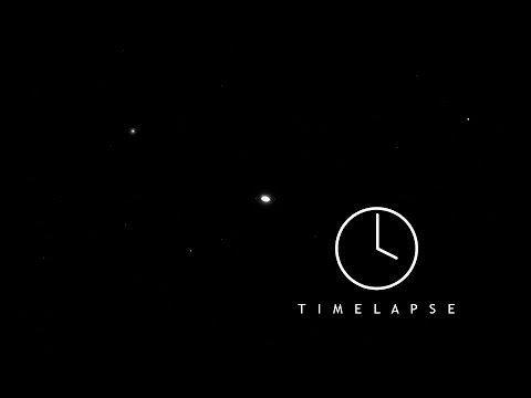 Timelapse of Haumea's moons orbiting Haumea.