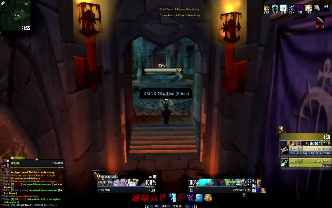 Shadow Priest / Rogue 2650+ MMR Arena 2v2 PvP - YouTube