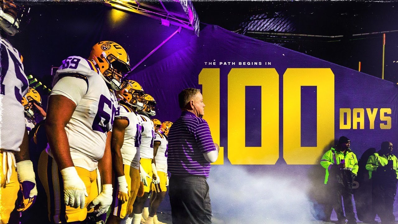 LSU FOOTBALL 2023 KICKOFF LIVE COUNTDOWN- 99 DAYS & COUNTING - YouTube