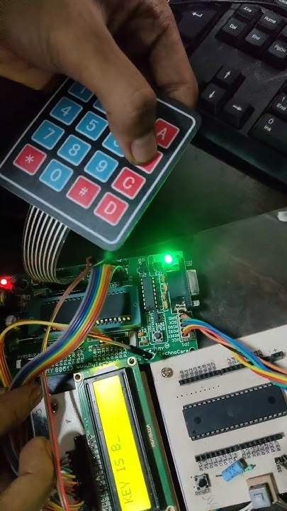 LCD Keypad Interfacing practical demo - YouTube
