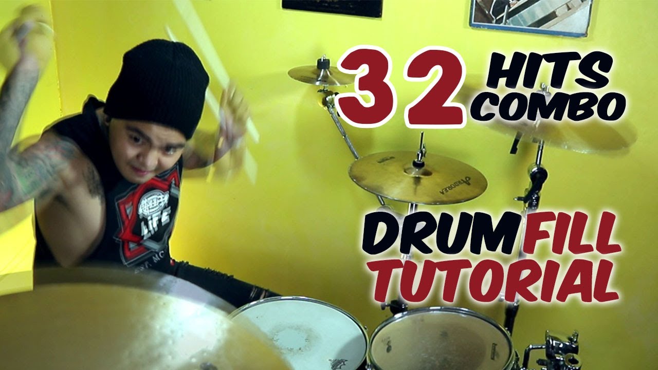 32 Hits DRUM FILL | Drum Lesson 32nd Notes | Joshoa Caballero [Drum ...