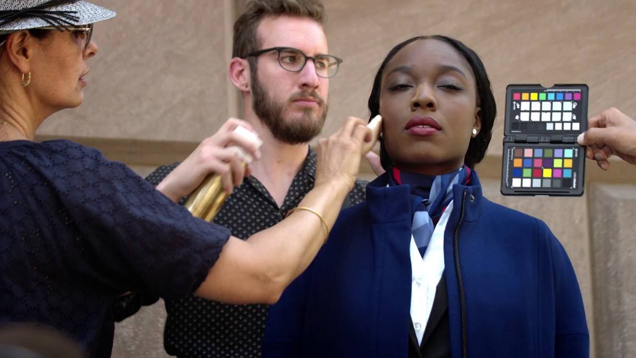 Behind the Scenes: American Airlines New Uniform Photo Shoot - YouTube