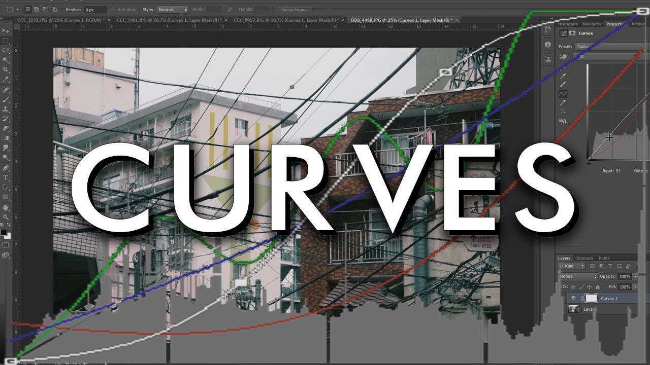 Photoshop - Curves Tool - YouTube