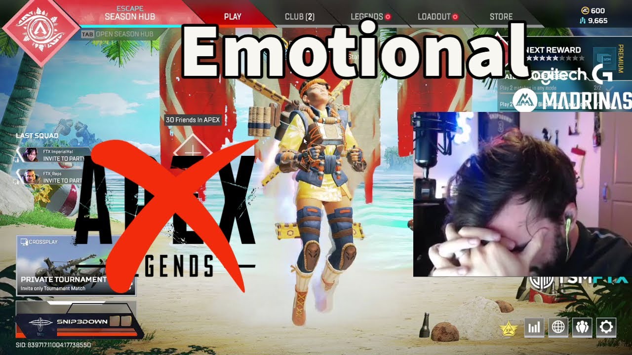 Snip3down Gets Emotional After Last APEX Tournament Before Return To ...
