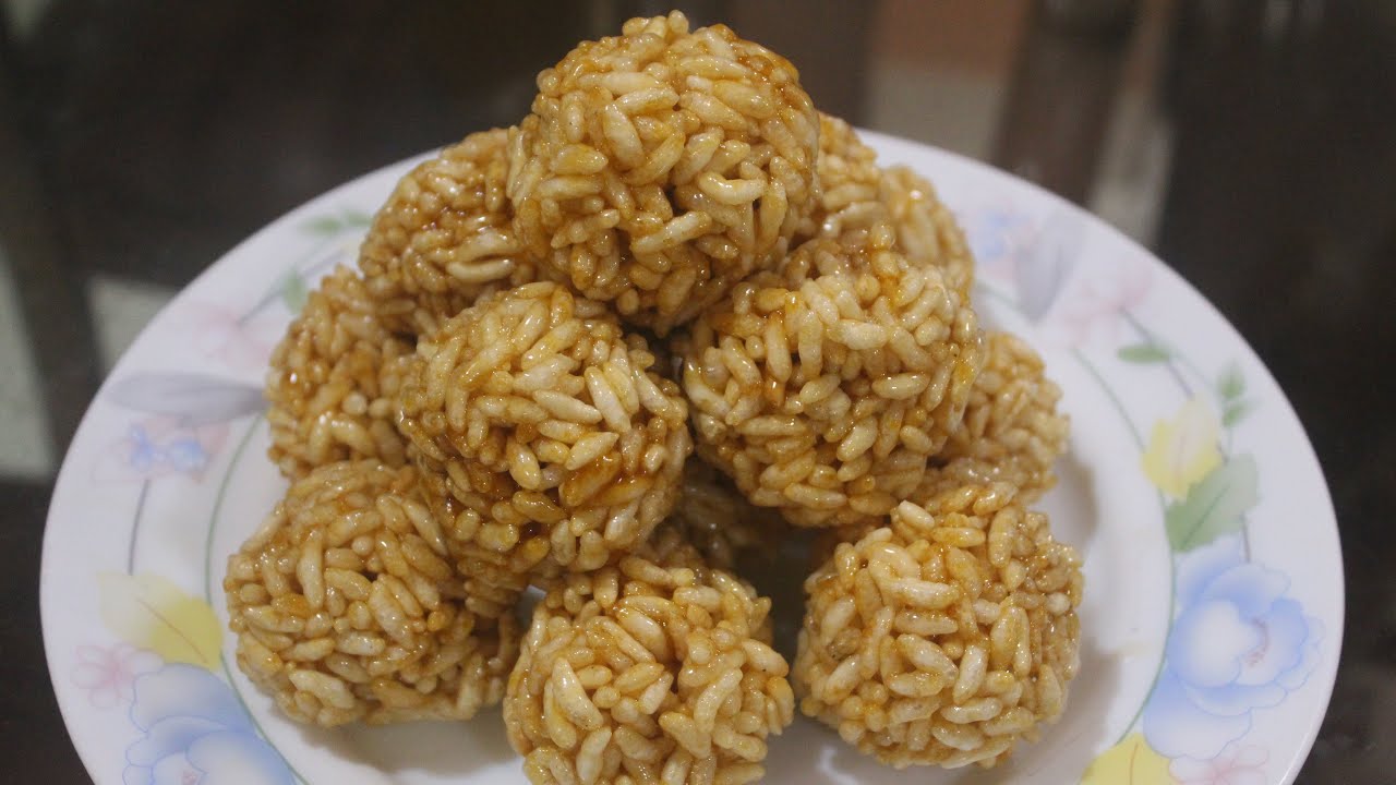 Murmura Laddu Recipe In Only 5 Mins Lai Ke Laddu Puffed Rice