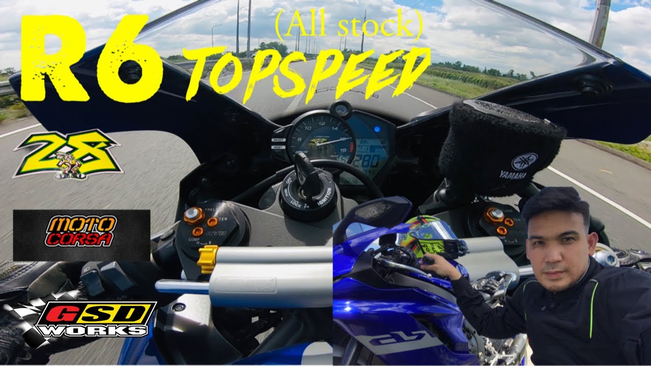 2020 yamaha R6 / New Akrapovic fullsystem / Top speed | Niño Fabian ...