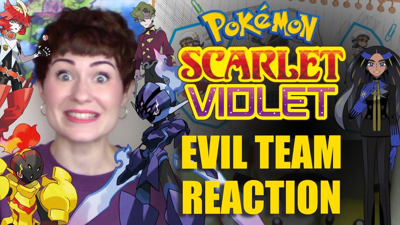Pokemon Scarlet and Violet | EVIL TEAM TRAILER REACTION - YouTube