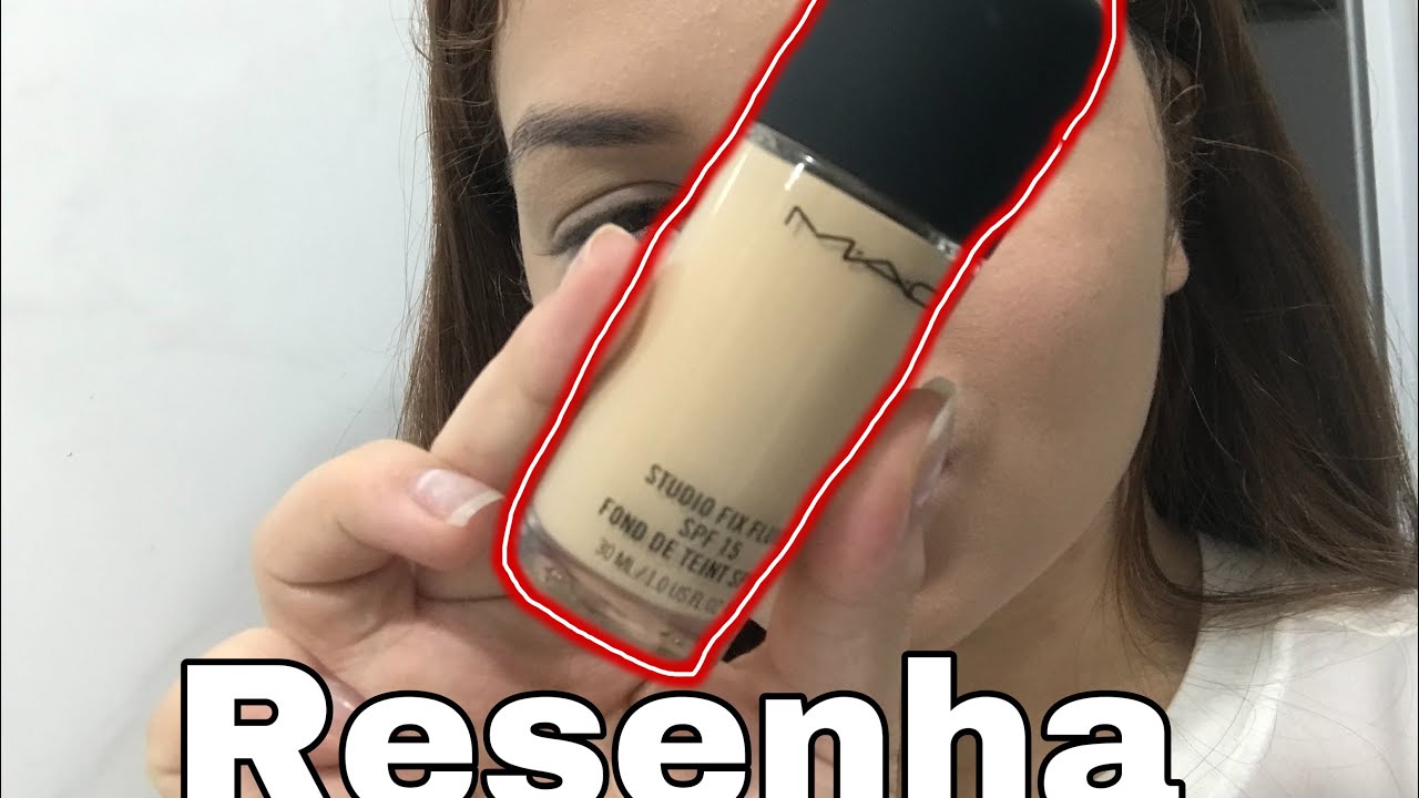 RESENHA BASE MAC STUDI FIX FLUID NC15 tons claros - YouTube