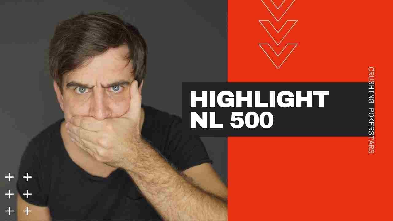 CRUSHING NL500$ ON POKERSTARS. Highlight #1 - YouTube