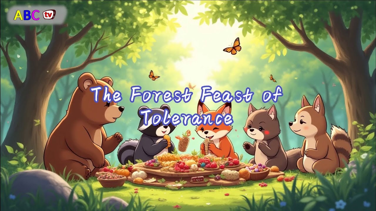 🌳 The Forest Feast of Tolerance | A Kids Moral Story About Tolerance ...