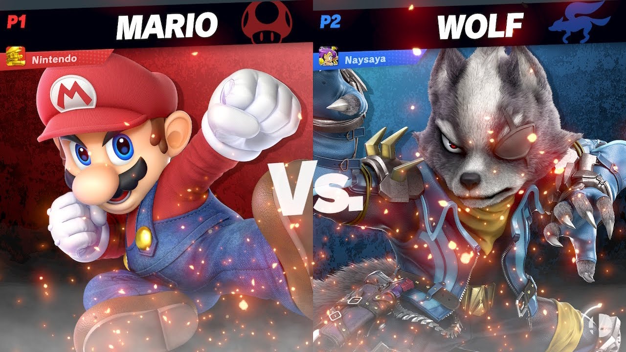 Super Smash Bros Ultimate MarioRyu (Mario) vs Naysaya (Wolf) - YouTube