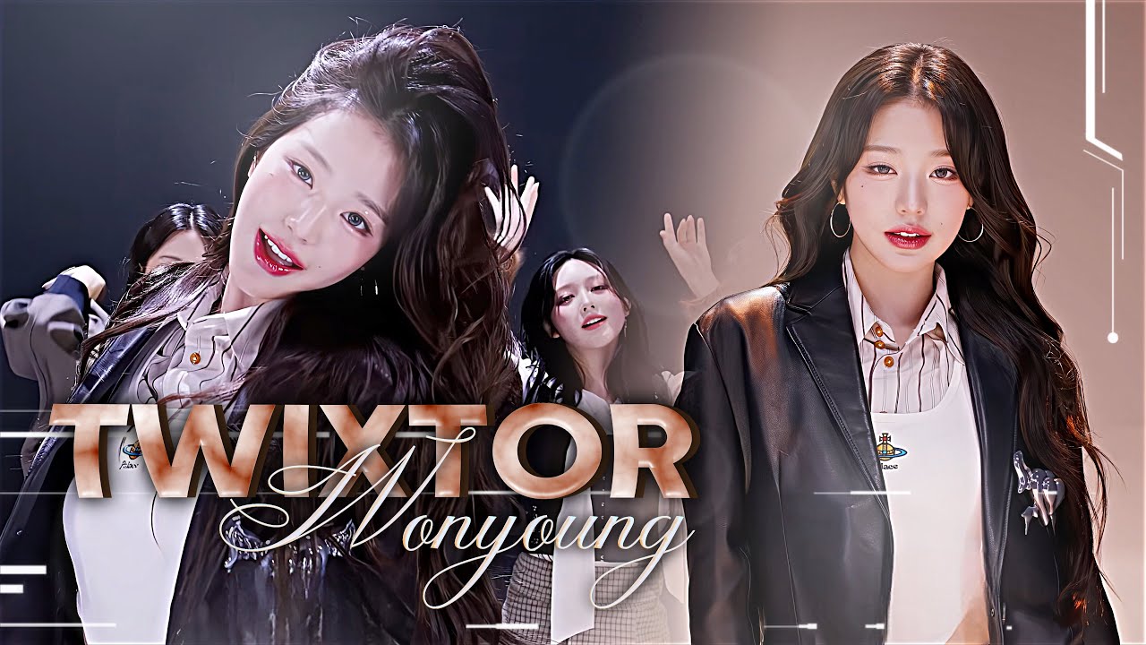 TWIXTOR CLIPS 4K WONYOUNG "REBEL HEART" STUDIO CHOOM BE ORIGINAL IVE - YouTube