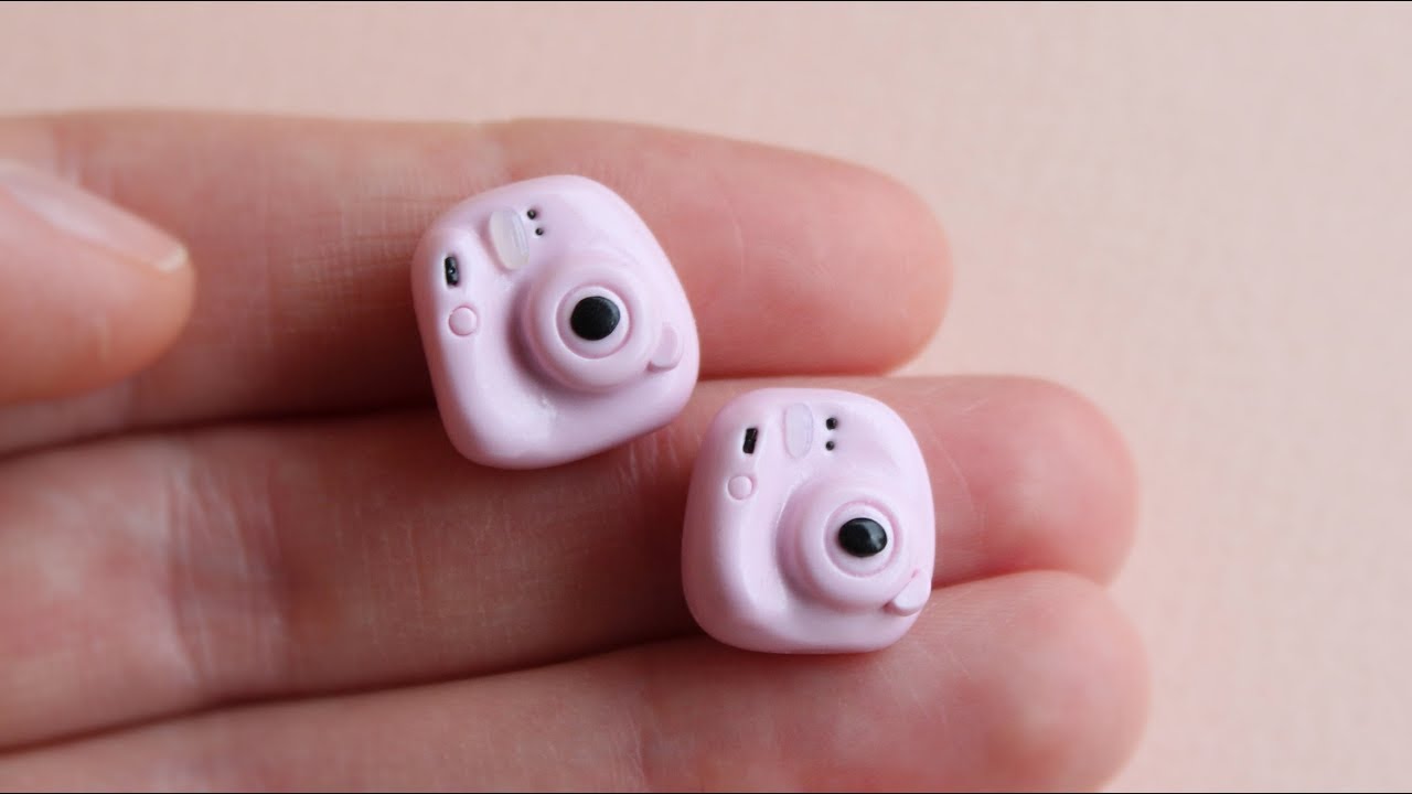 Mini camera made of polymer clay. Tutorial. DIY. Мини камера из ...