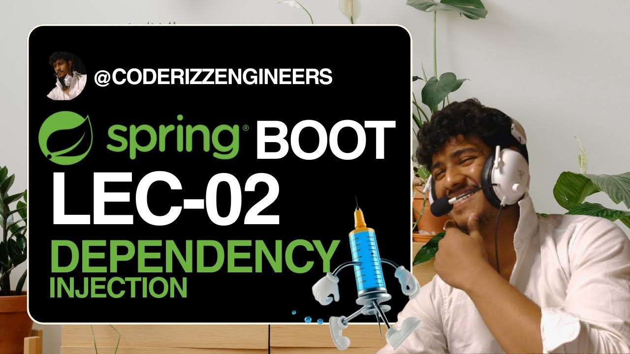 Dependency Injection in Spring Boot Explained 🔥 | Beginner-Friendly Tutorial - YouTube