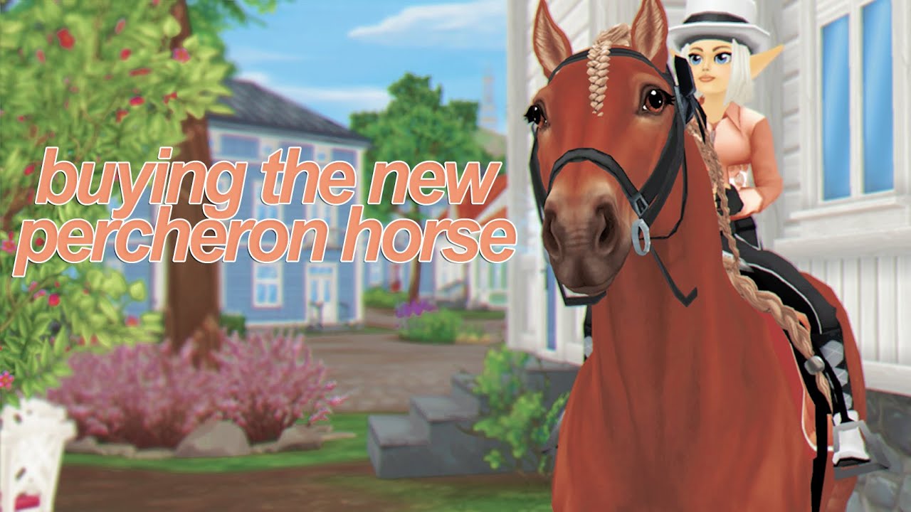 Buying the NEW Percheron Horse!┃Star Stable Online - YouTube