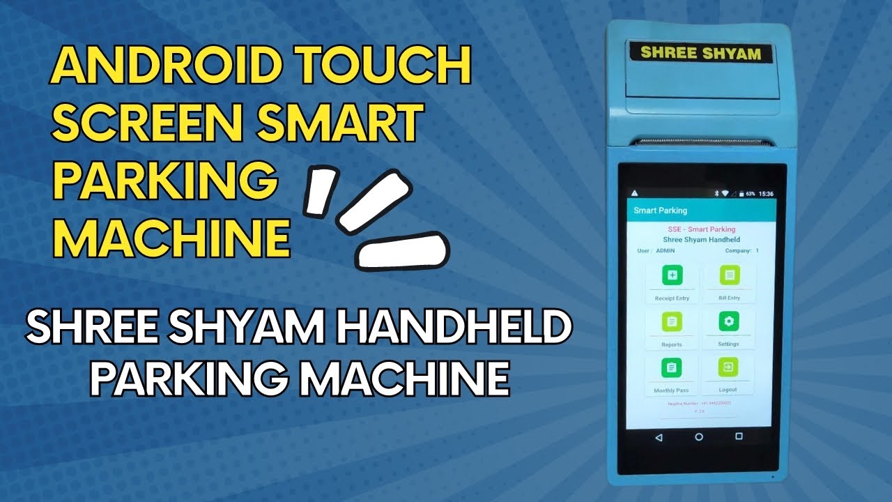 Handheld Android Parking Ticket Machine by Shree Shyam Handheld # ...