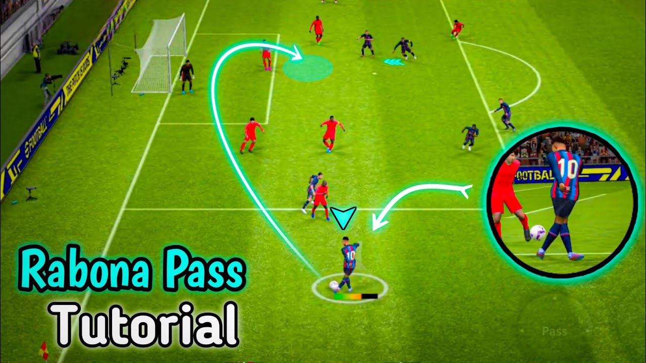 Rabona pass tutorial efootball 🔥 - YouTube