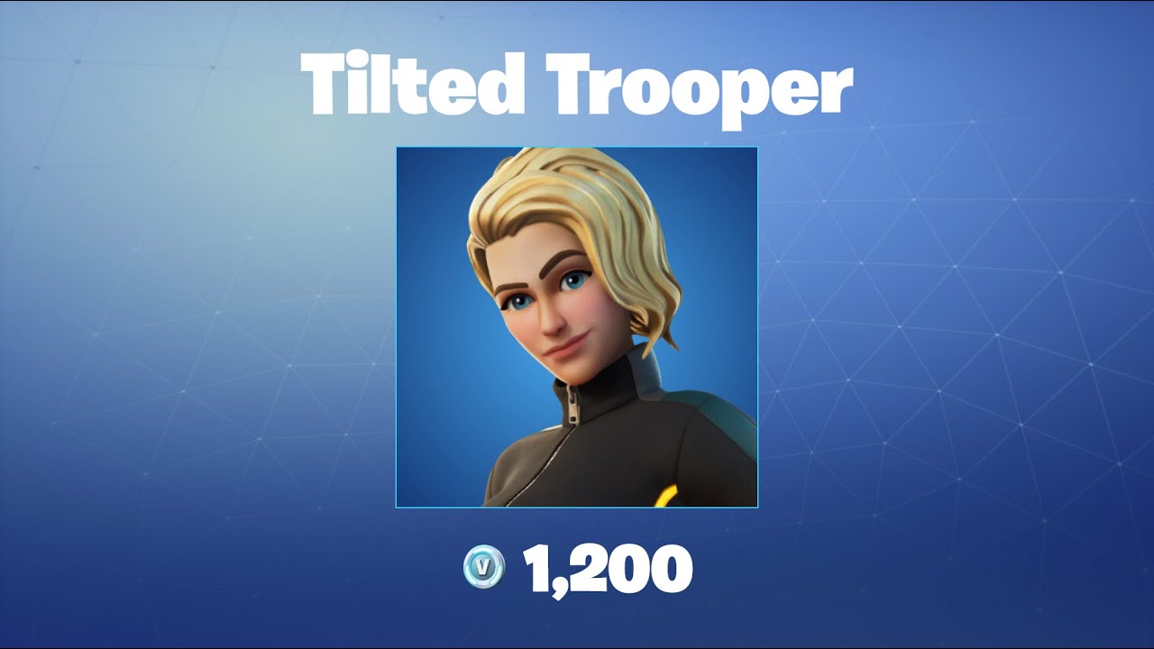 Tilted Trooper | Fortnite Outfit/Skin - YouTube