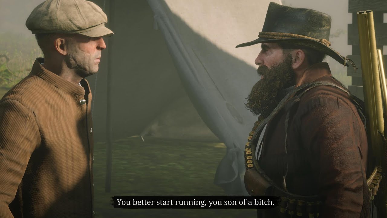RDR2 - Central Union Railroad Camp - YouTube
