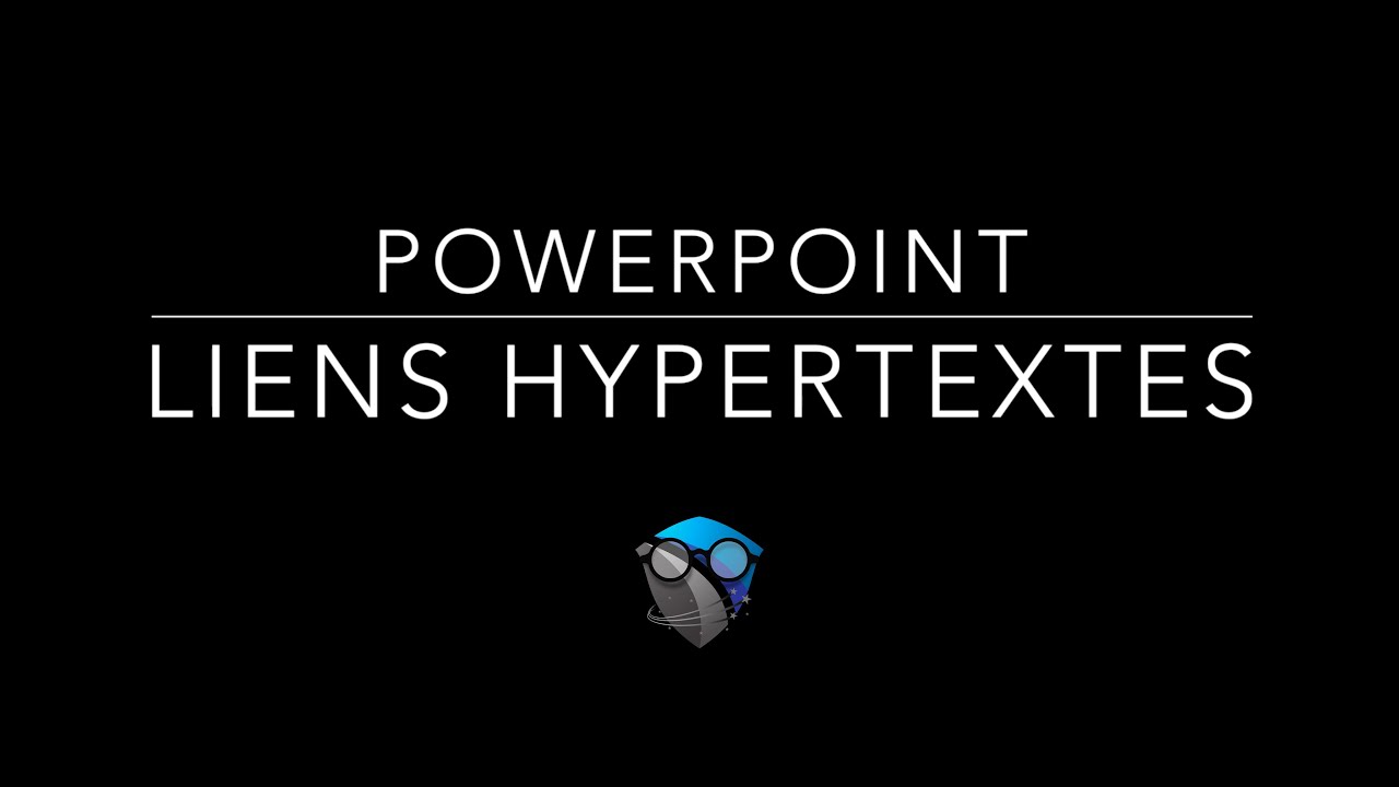 5. POWERPOINT - Liens hypertextes - YouTube