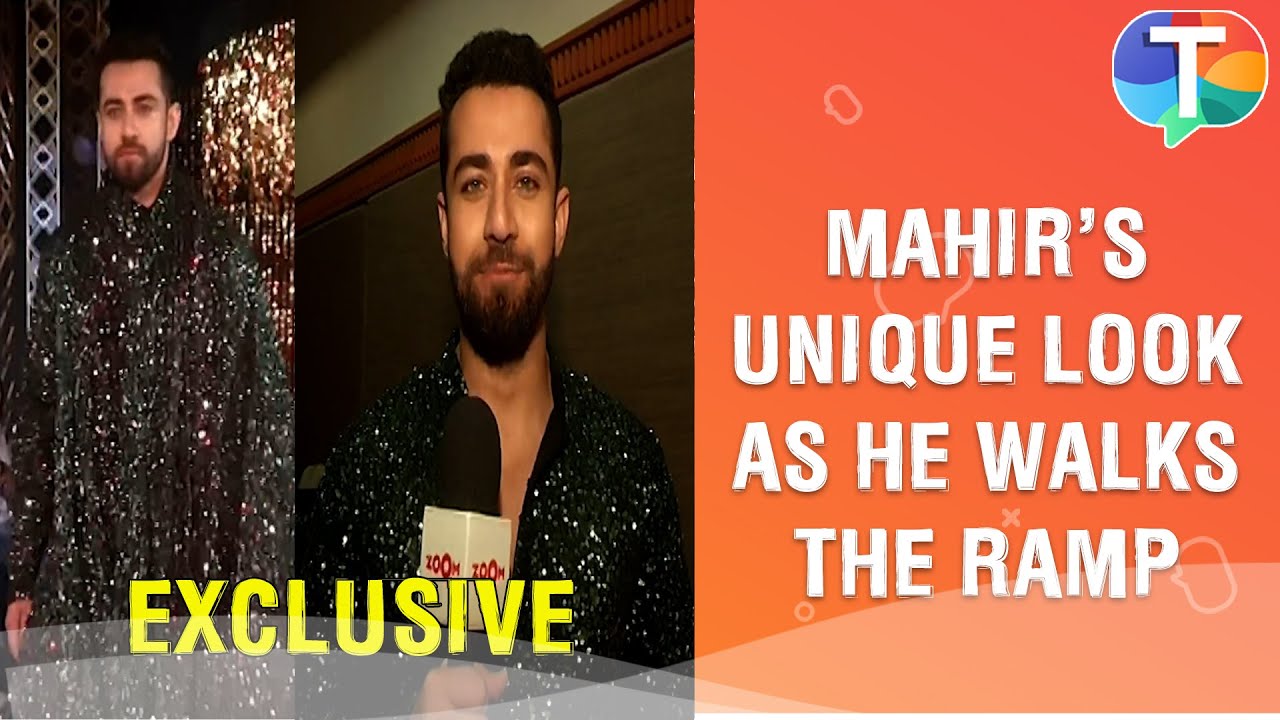 Mahir Pandhi’s UNIQUE style as he walks the ramp | Exclusive - YouTube