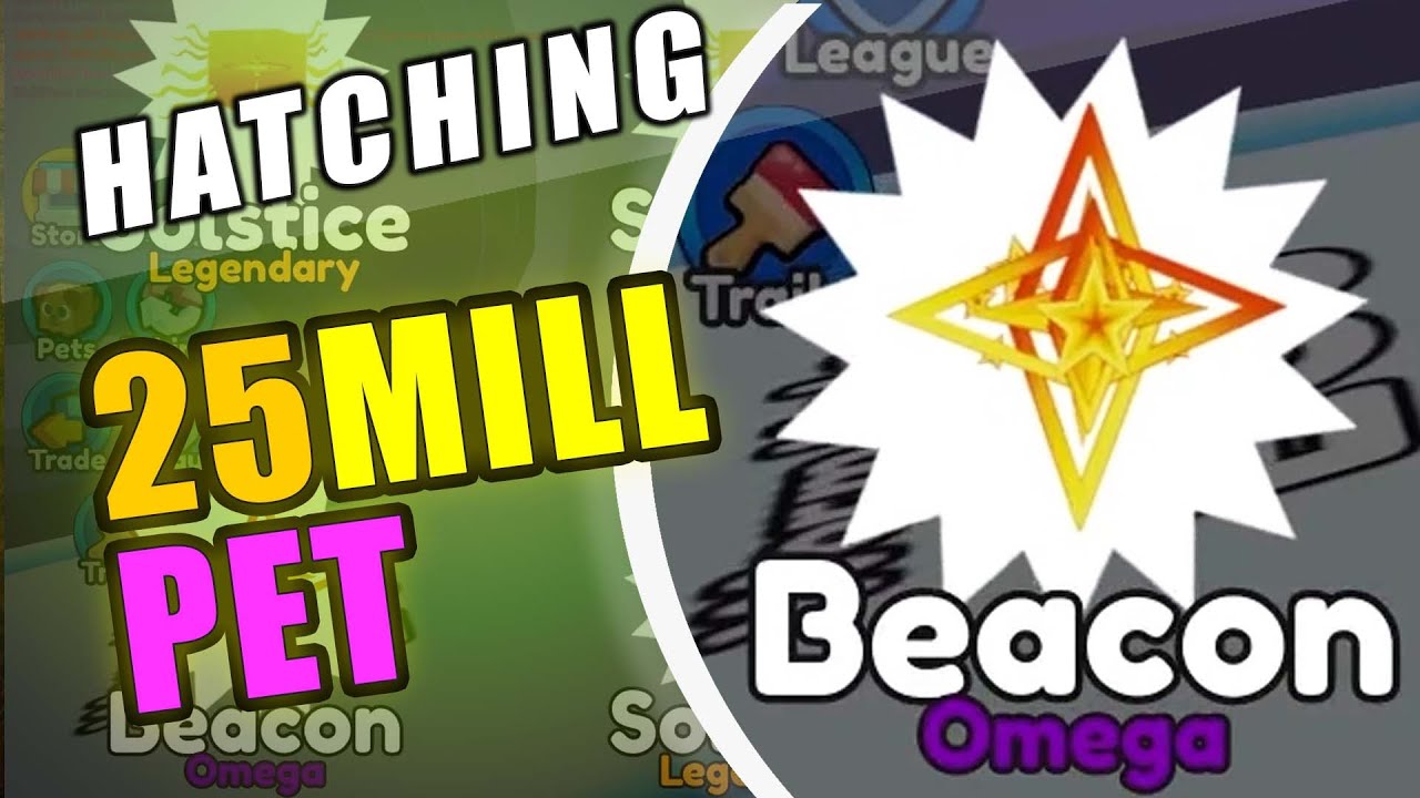 Arm Wrestle Simulator Hatched Omega Beacon 25MILL Pet | Roblox - YouTube