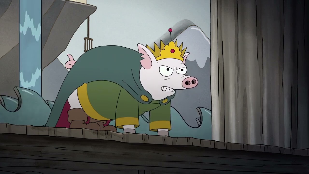 Disenchantment - Prince Merkimer roars like Mechagodzilla - YouTube