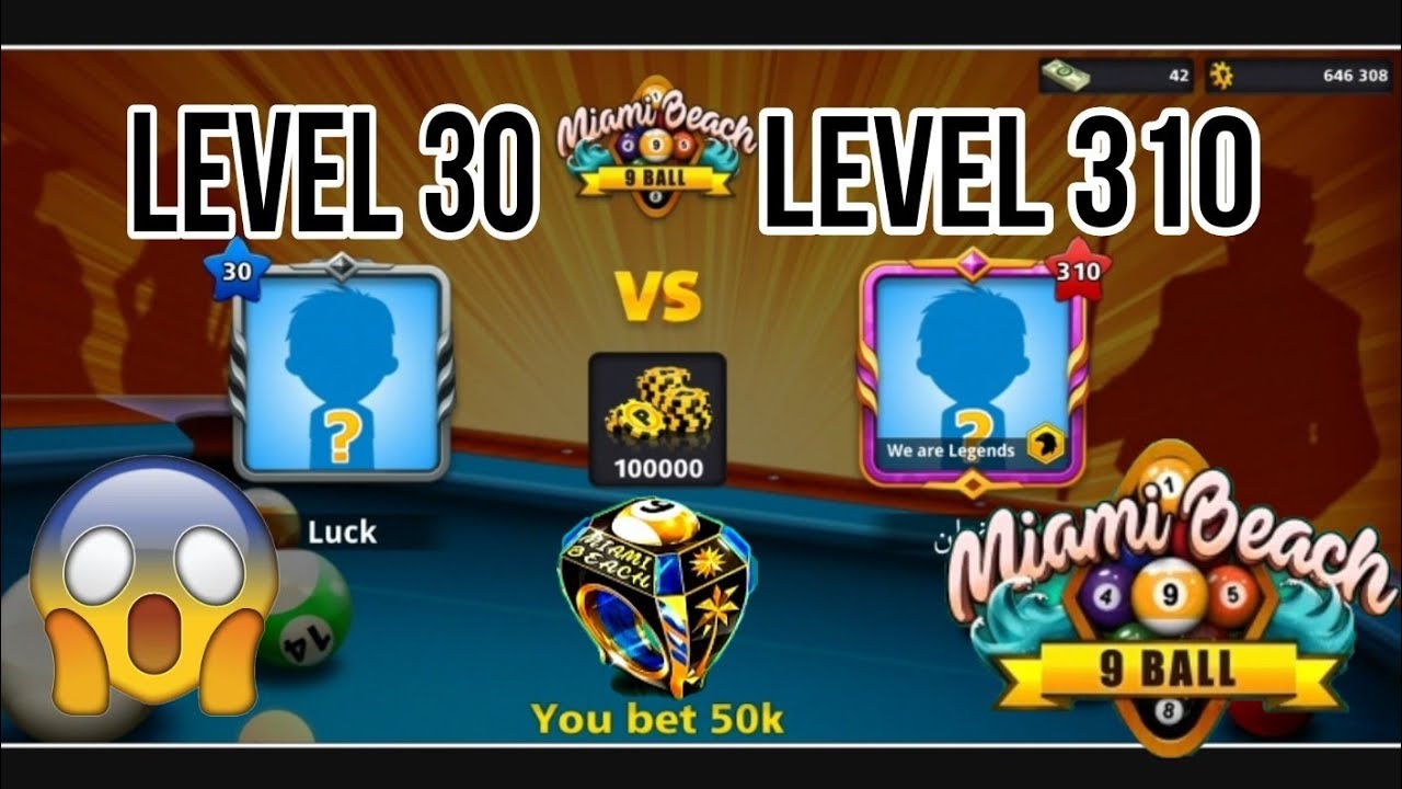 Level 30 vs Level 310 Miami Beach 9 Ball | Ten 9 Ball Games - YouTube
