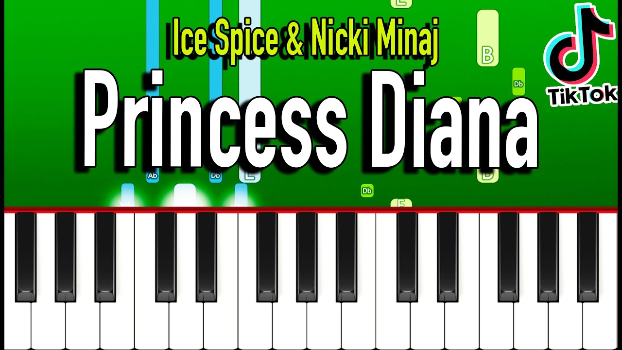 Ice Spice & Nicki Minaj - Princess Diana (Piano Tutorial TikTok) - YouTube
