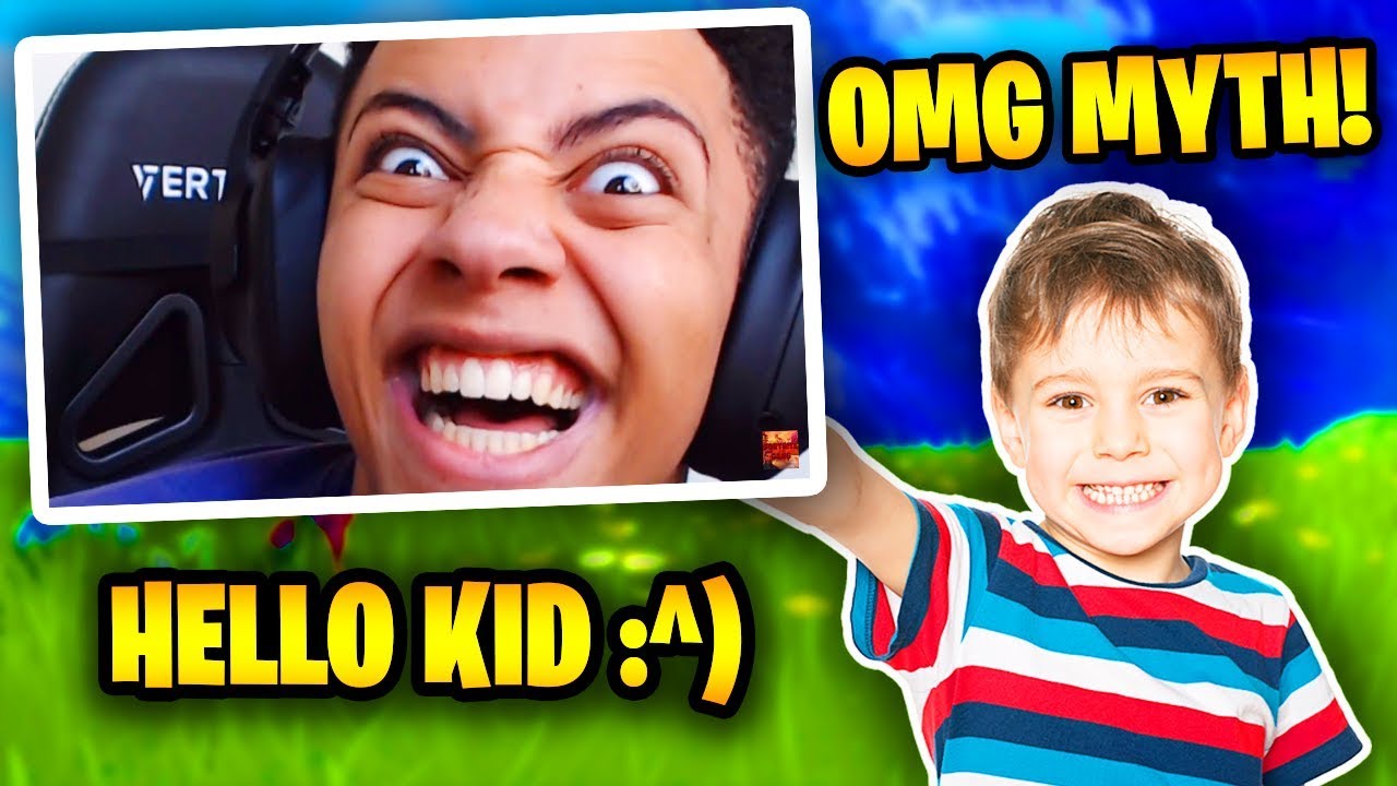 Myth Plays With 10 Year Old Kid In Fortnite (FUNNY) | Fortnite Battle ...