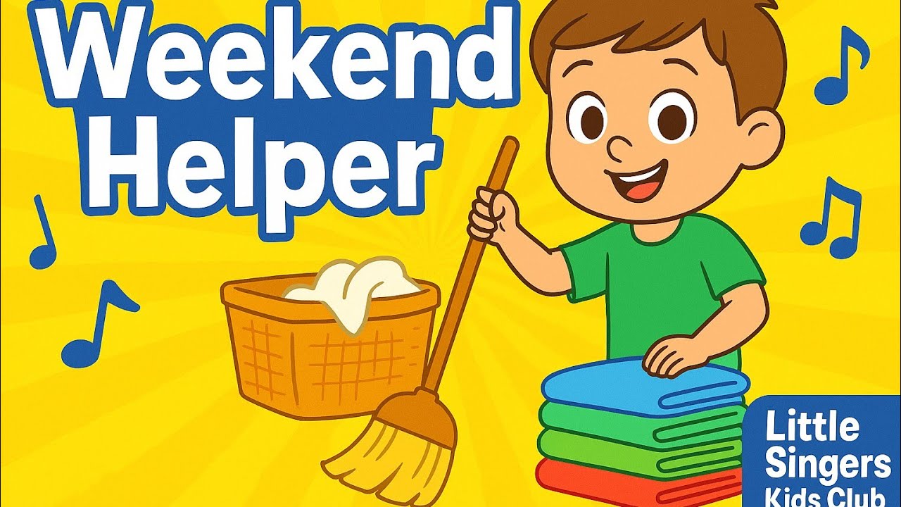 Weekend Helper – I Can Help at Home! | Fun Responsibility Song for Kids ...