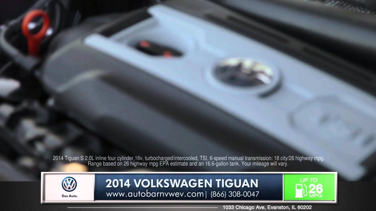 2014 Volkswagen Tiguan Walkaround By The Autobarn VW of Evanston - YouTube