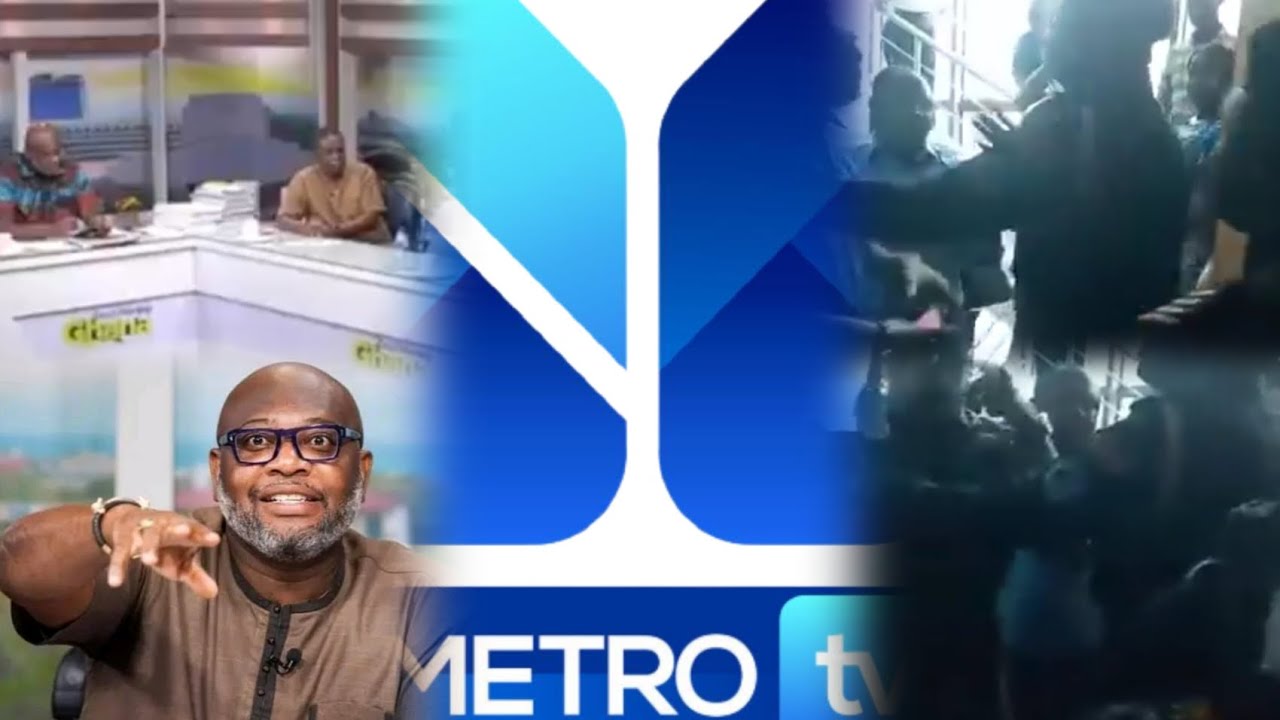 Eii😳 Metro TV Studios Under Siege: Armed Policemen Disrupt Live ...